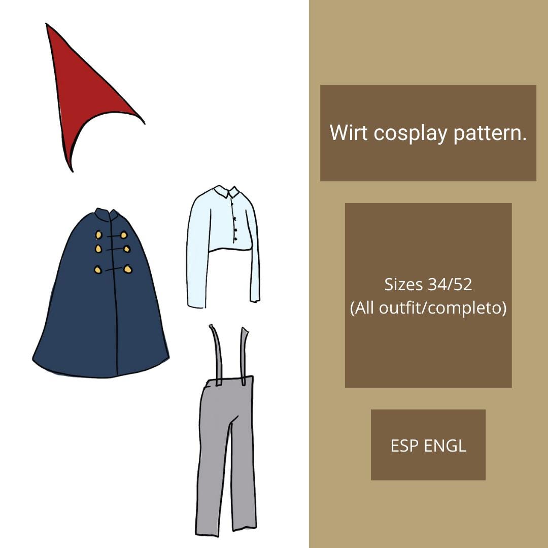 Wirt's Full Cosplay Pattern - Over the Garden Wall - Etsy