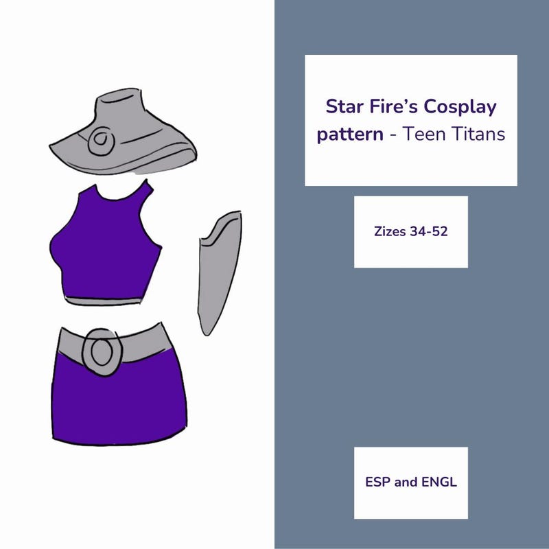 Starfire Costume - Etsy