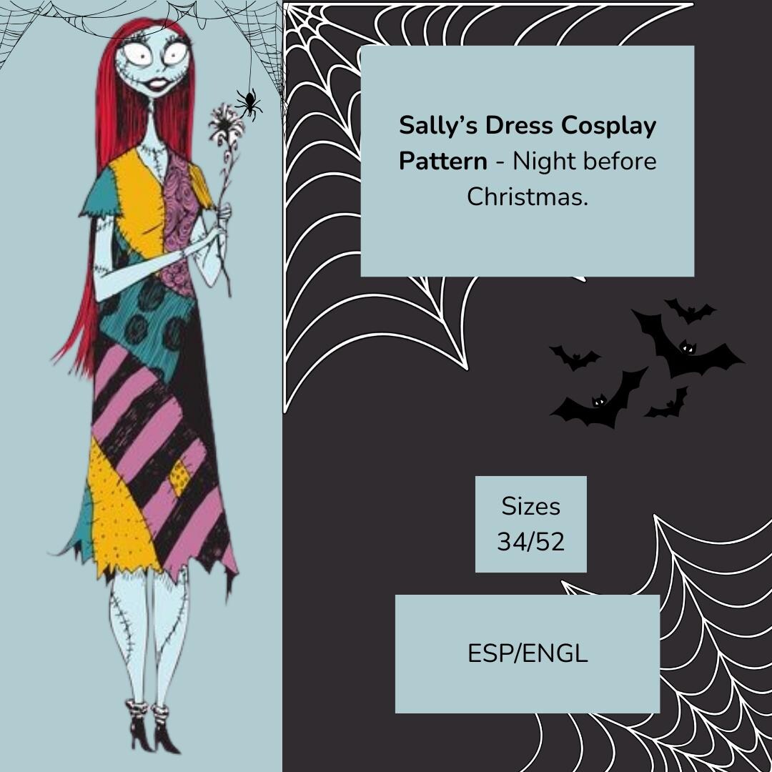 Sally's Dress Cosplay Pattern Night Before Christmas - Etsy