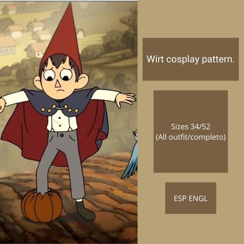 Wirt Cosplay - Etsy
