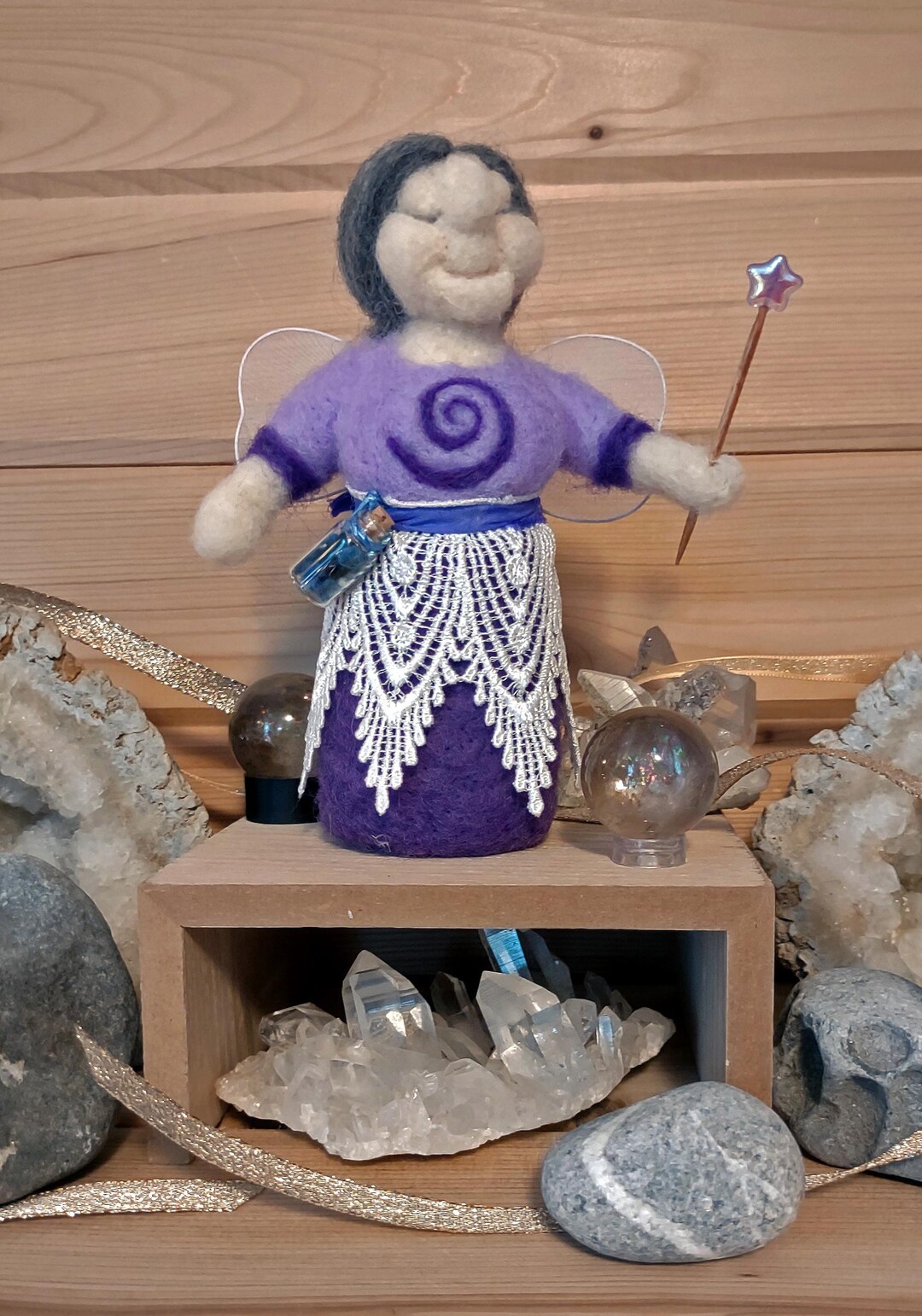 Fairy Godmother ** Spirit Crone ** Needle Felted Soft Sculpture ...