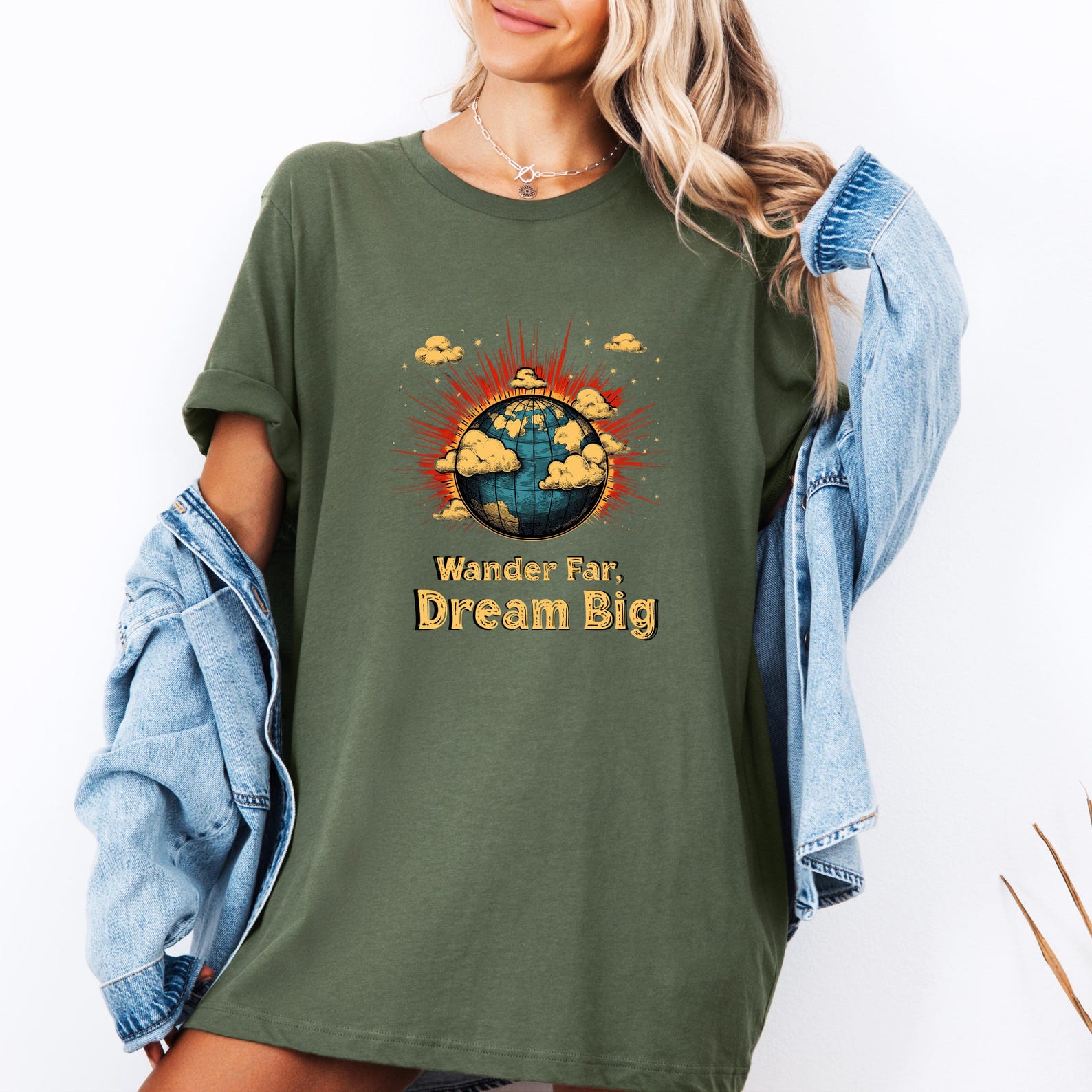 Wander Far Dream Big Travel Adventure Shirt Inspirational Explore the ...