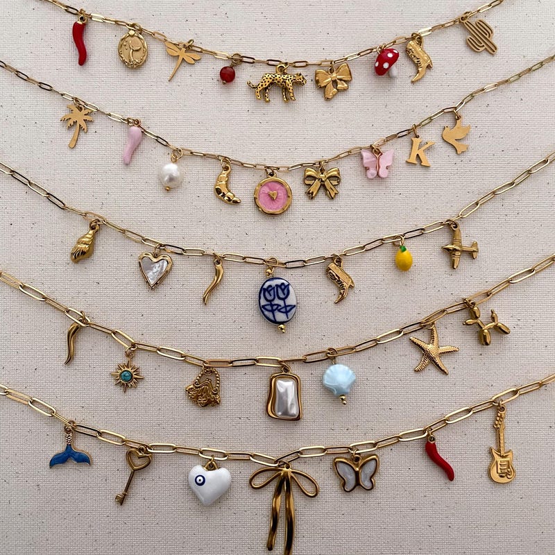 Necklace Charms - Etsy