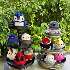 Cardinal Crochet Plushie, Amigurumi Cardinal Plushie, Crochet Bird ...