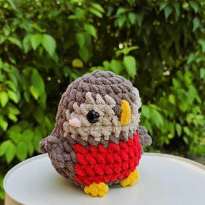 American Robin Crochet Plushie, American Robin Amigurumi Plushie, Robin ...