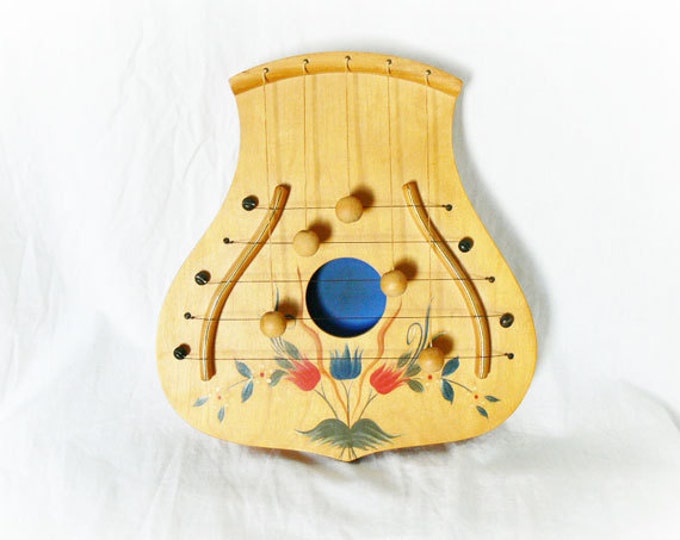 Vintage 70s Swedish Door Harp Wood Chimes Doorbell Folk Art Steneby - Etsy