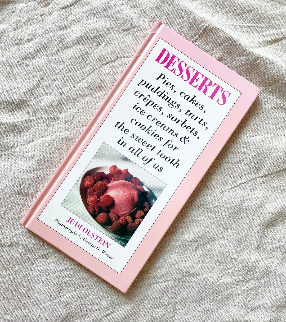 Vintage 90s 1993 Desserts Cookbook Homemade Pies Cakes Cookies Recipes ...