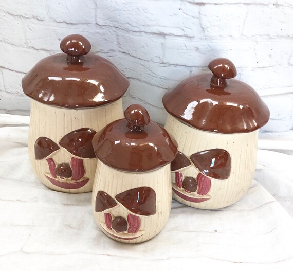 Retro 70s Ceramic Sugar Container Vintage Baking Storage Kitchen ...