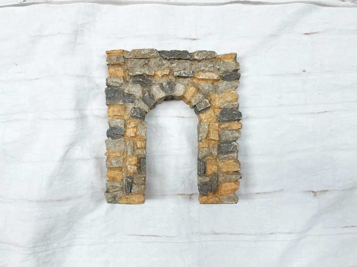 Vintage Y2K Stone Arch Statue Figurine Medieval Rustic - Etsy