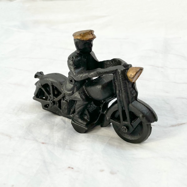 Cast Iron Motorcycle - Etsy