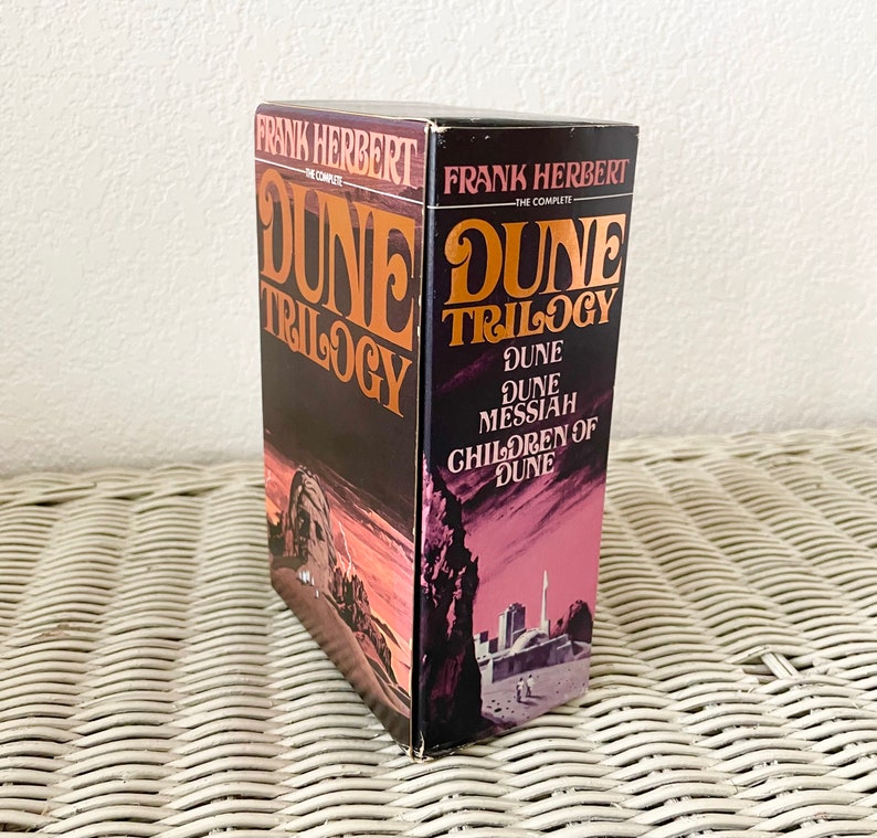 Vintage 1960s 1970s Dune Trilogy Box Set Paperback Collection Frank ...
