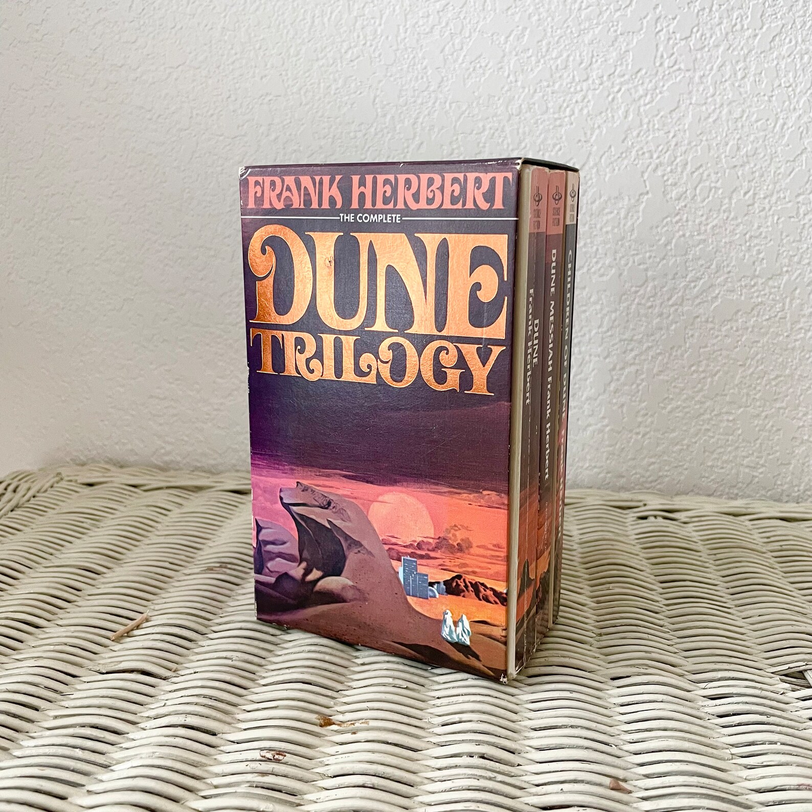 Vintage 1960s 1970s Dune Trilogy Box Set Paperback Collection Frank ...