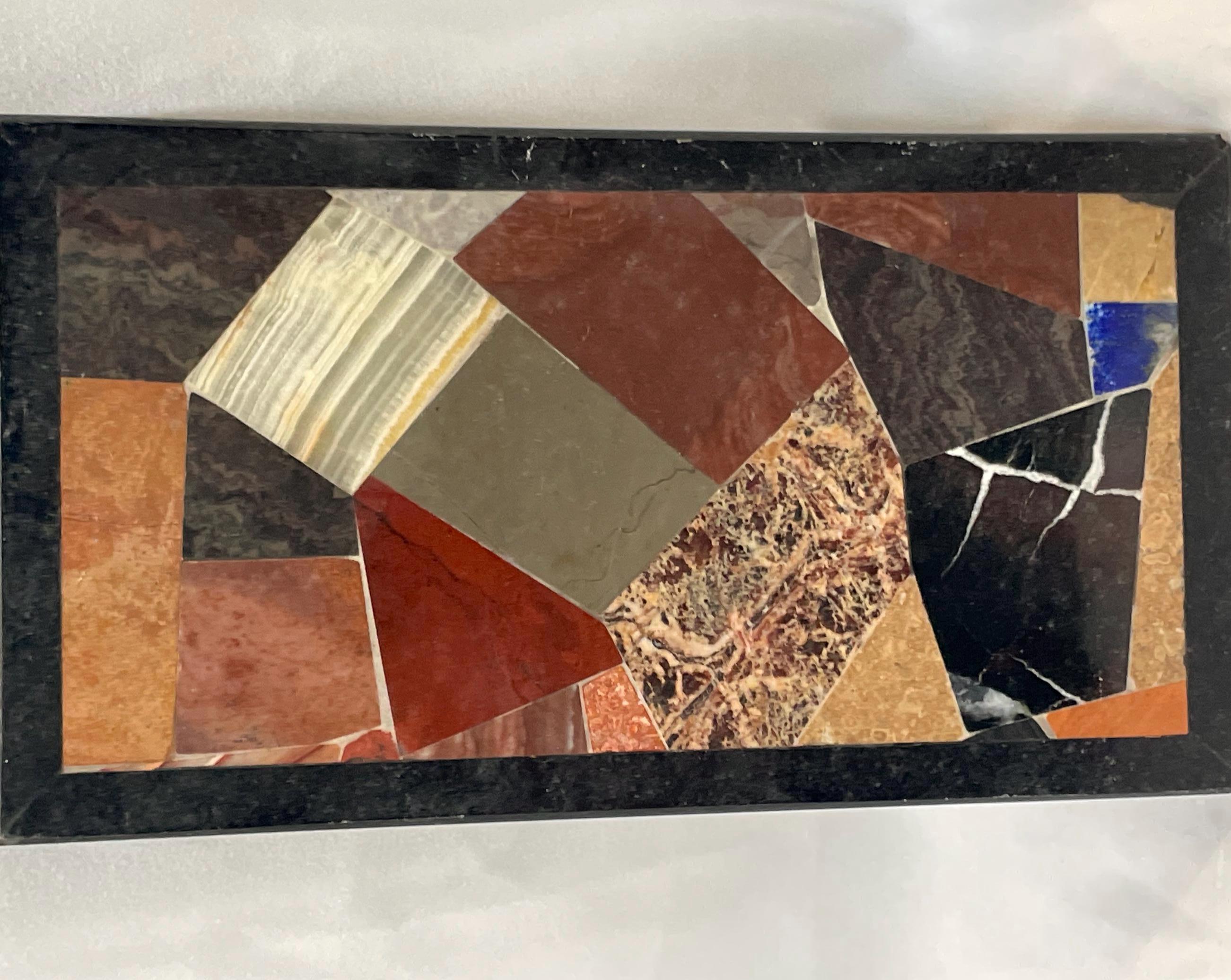 Pietra Dura Marble Specimen Inlay Peperweight - Etsy