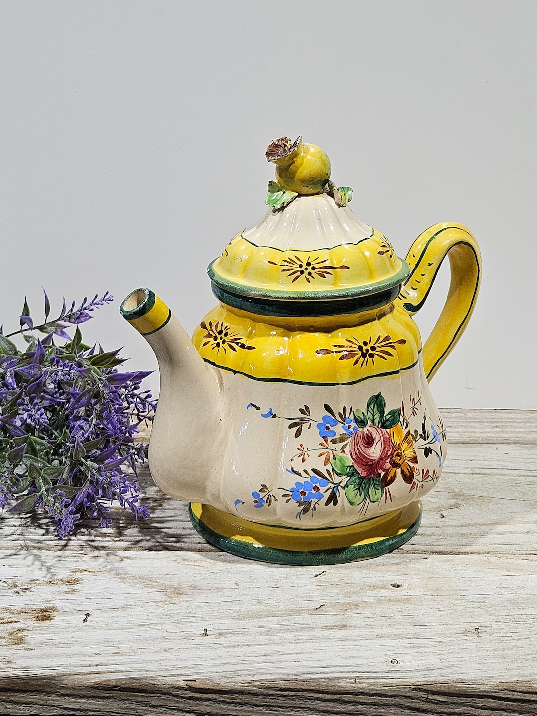 Vintage Hand-made Teapot Made in Italy, Vintage Teapot, Vintage Tea Pot ...