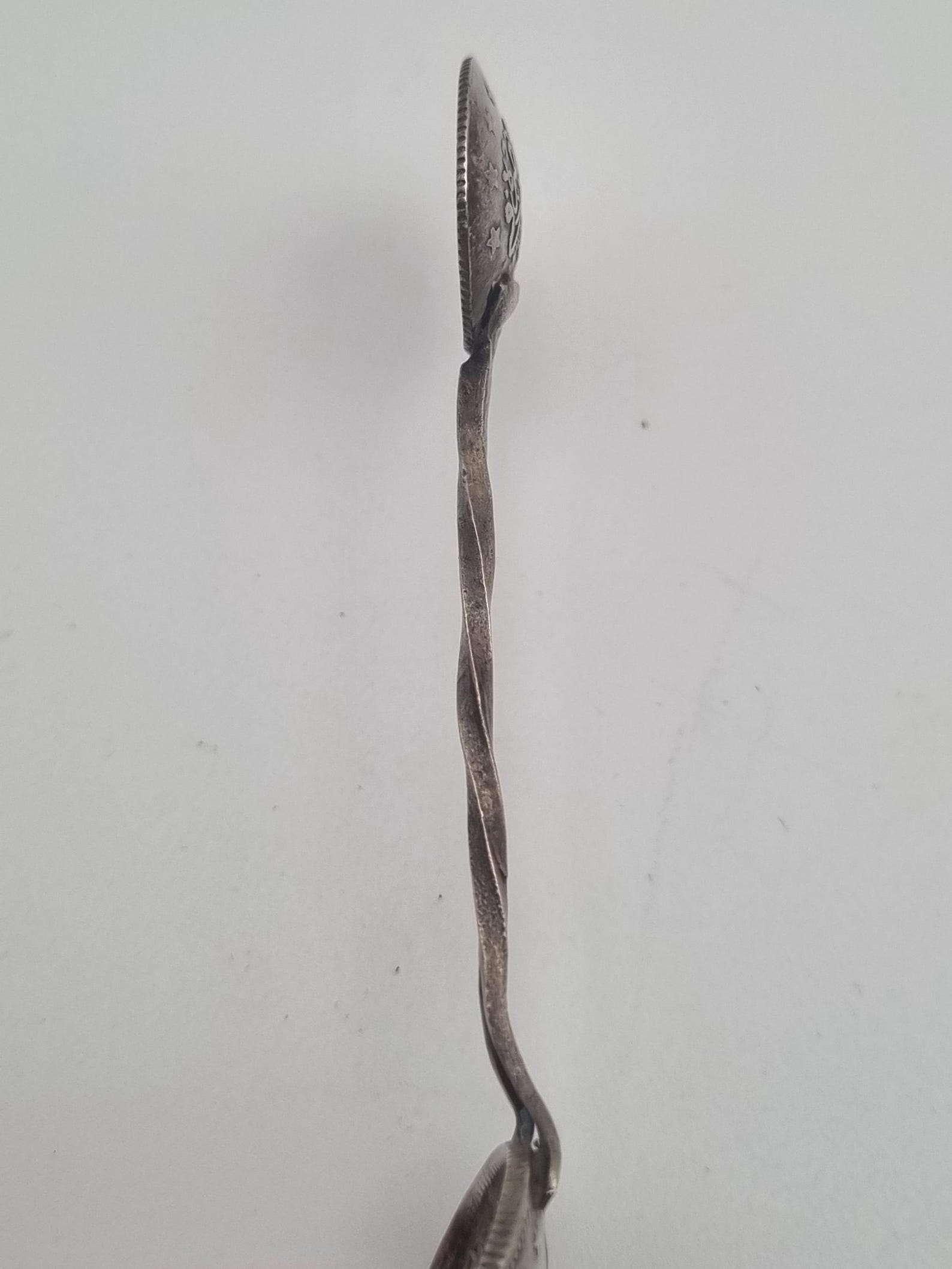 Antique, Turkish (ottoman Empire) Silver, Souvenir Salt Spoon. C.1903 ...