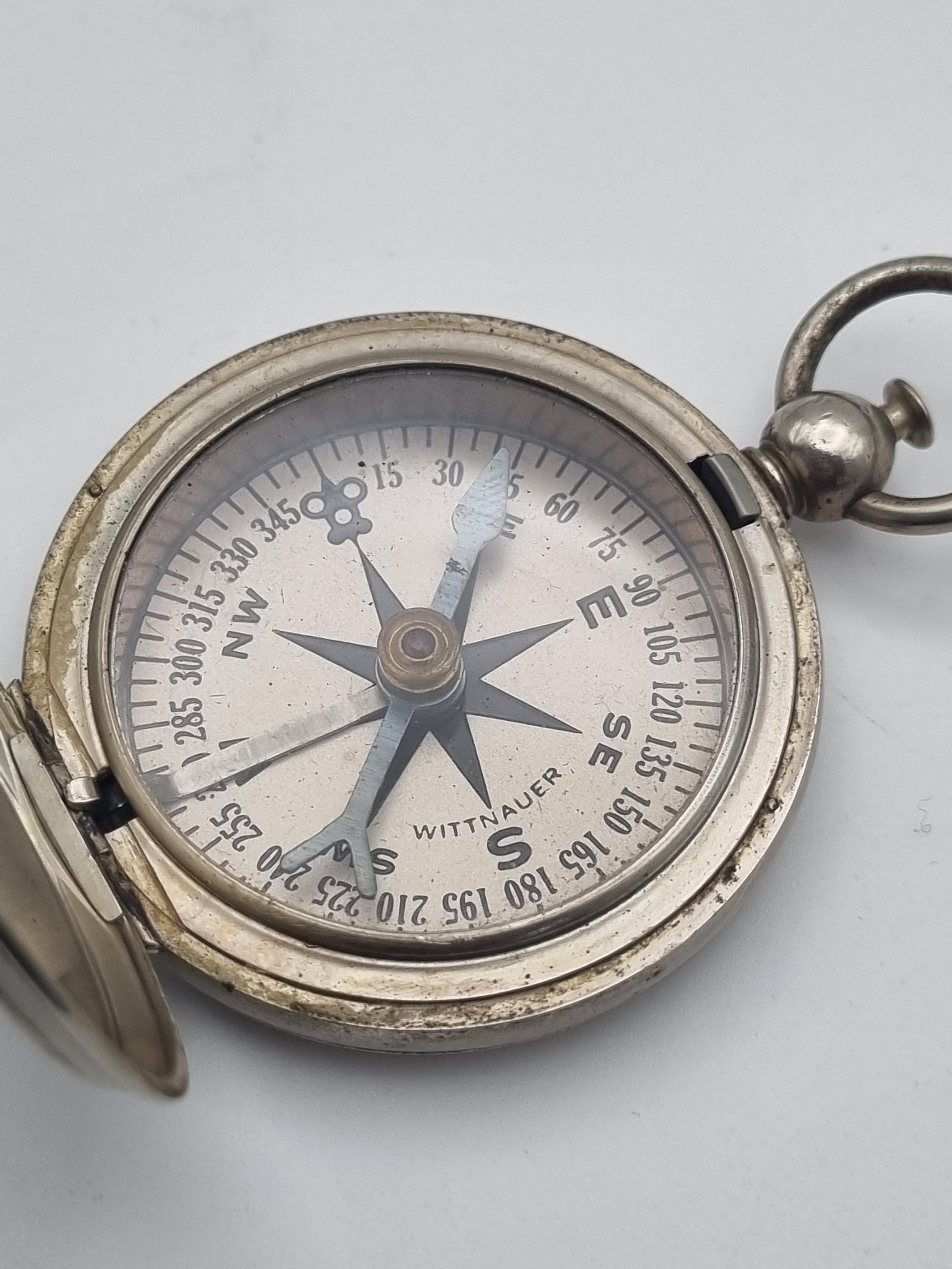 Vintage WW2 US Army, Wittnauer, Pocket Watch Style Compass. - Etsy