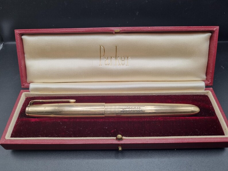 Vintage Parker 51 Fountain Pen Insignia, QE2 Connection. - Etsy