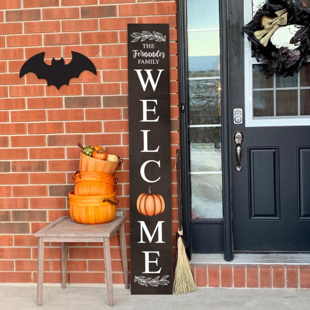 Fall Welcome Sign, Autumn Welcome Sign, Welcome Sign Front Door ...