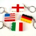 World Flag Keychain Keyring Countries Keychain Wedding Favours - Etsy