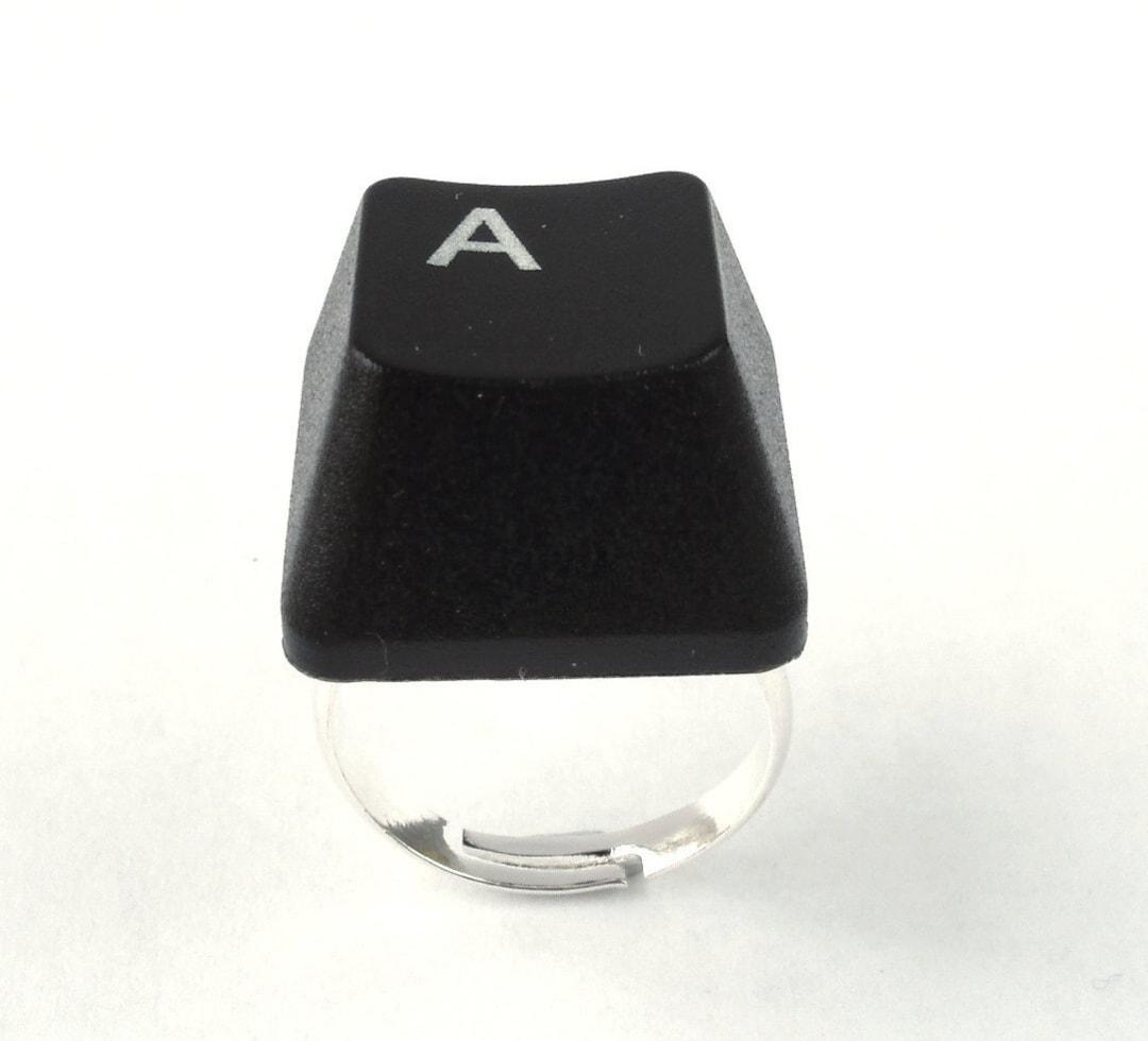 Computer Keyboard Ring Handmade Form Computer Keyboard Keys Recycled ...