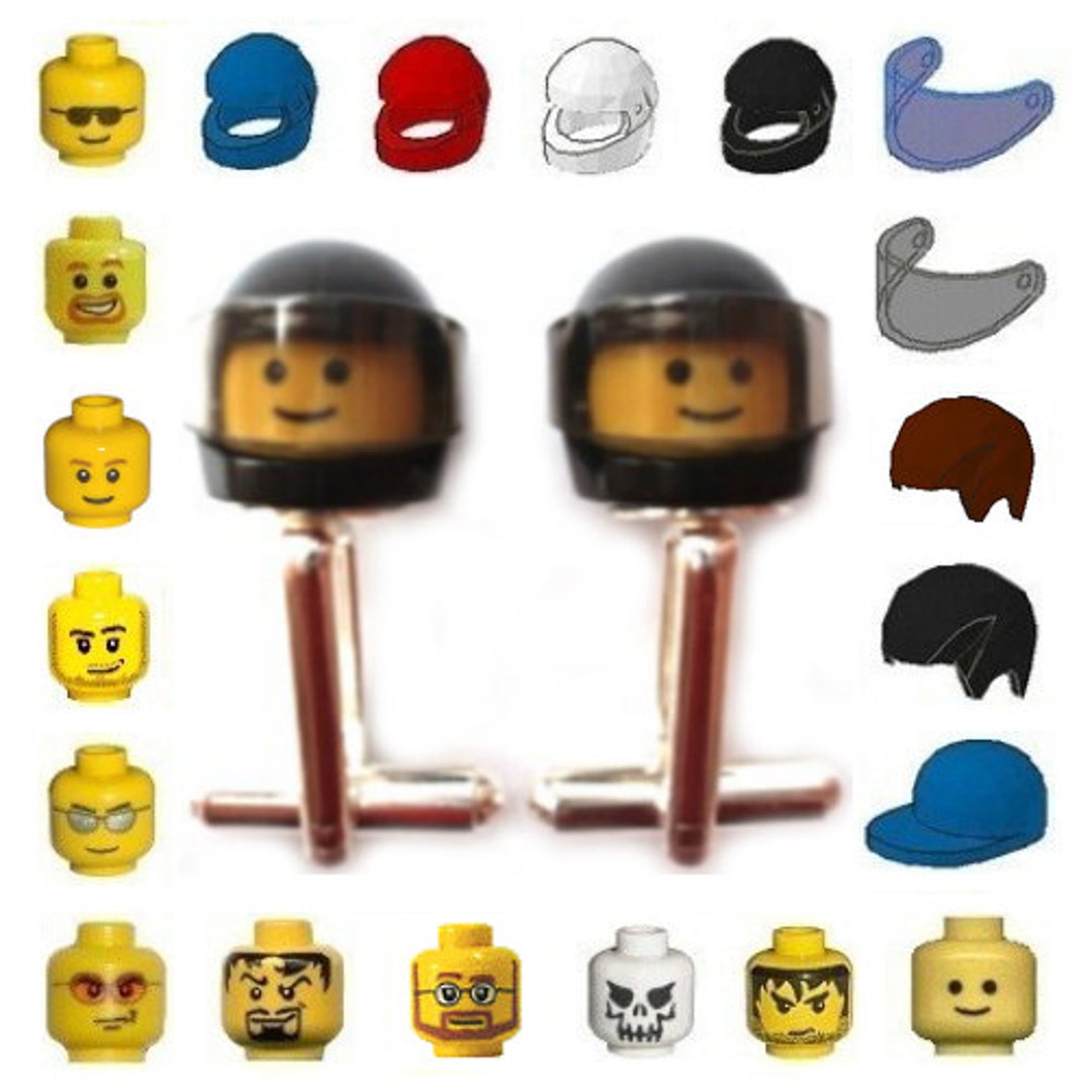 Custom Design Your Own Cufflinks Handmade With Lego(r) Brick Heads and ...
