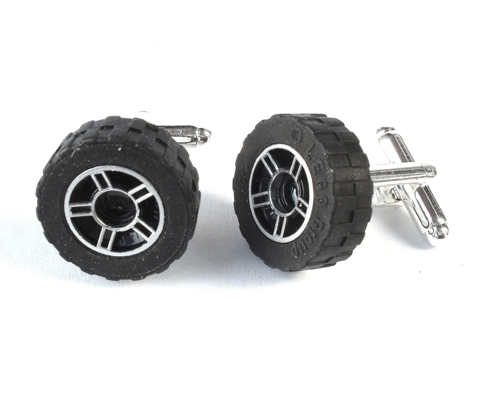 Alloy Wheel Cufflinks Wedding Cufflinks Novelty Cufflinks Silver Plated ...