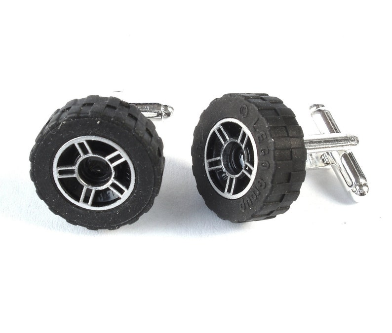 Alloy Wheel Cufflinks Wedding Cufflinks Novelty Cufflinks Silver Plated ...