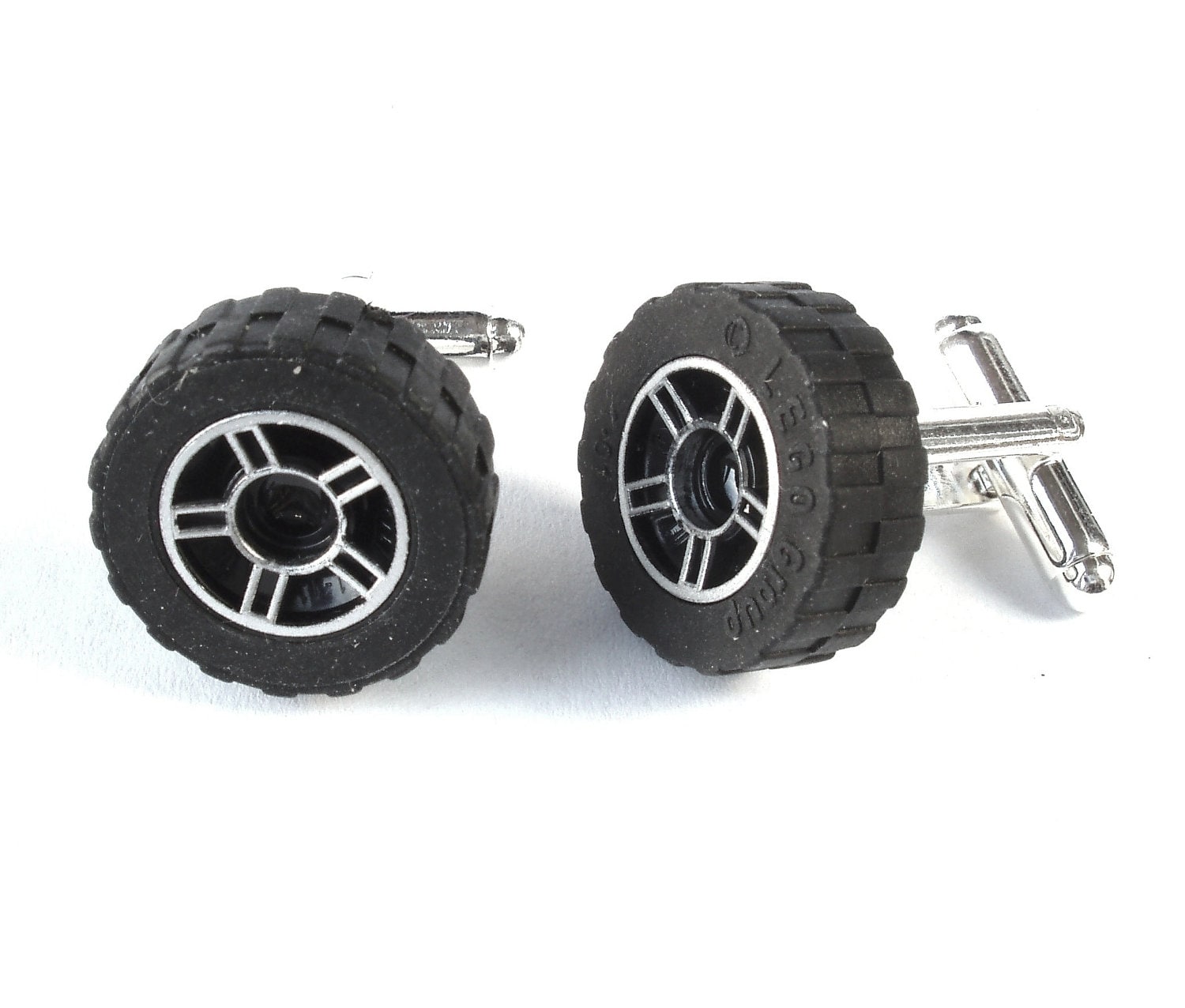 Alloy Wheel Cufflinks Wedding Cufflinks Novelty Cufflinks Silver Plated ...