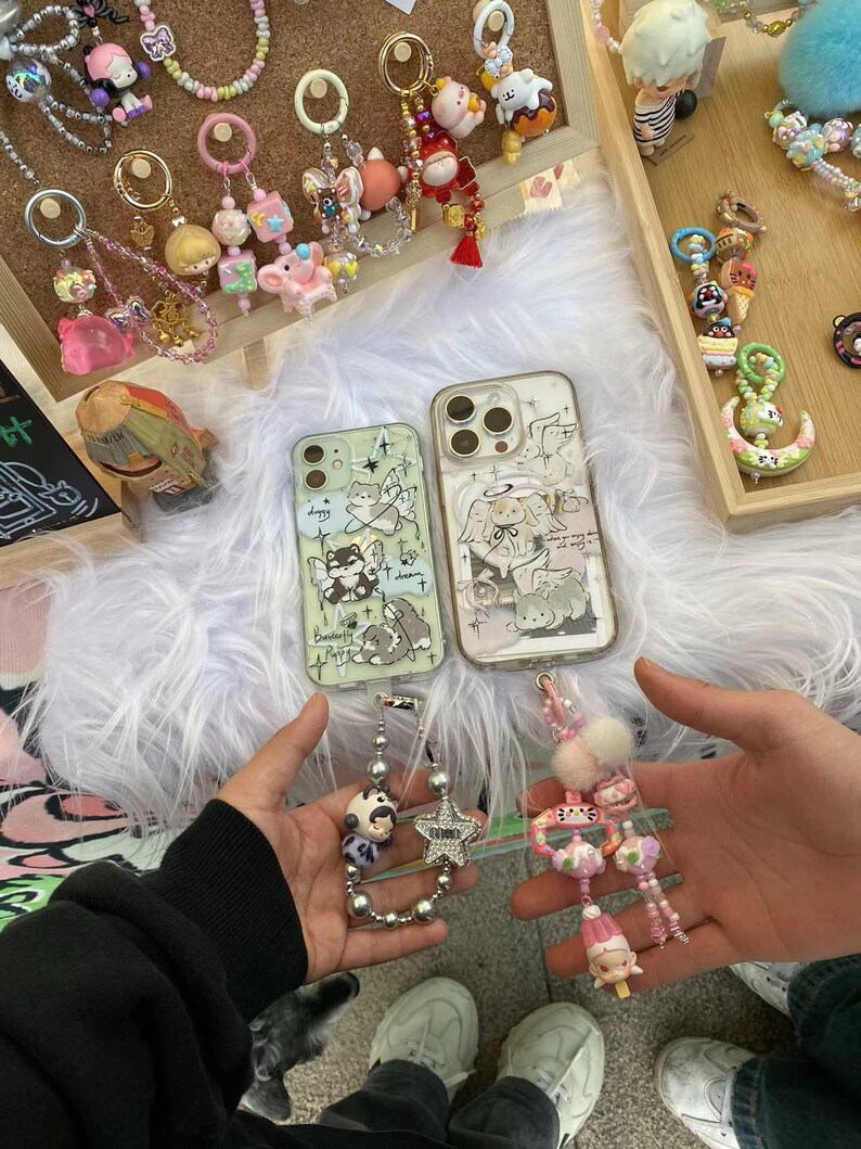 Personalized Gift Popmart Collectible Figures Phone Chain - Etsy