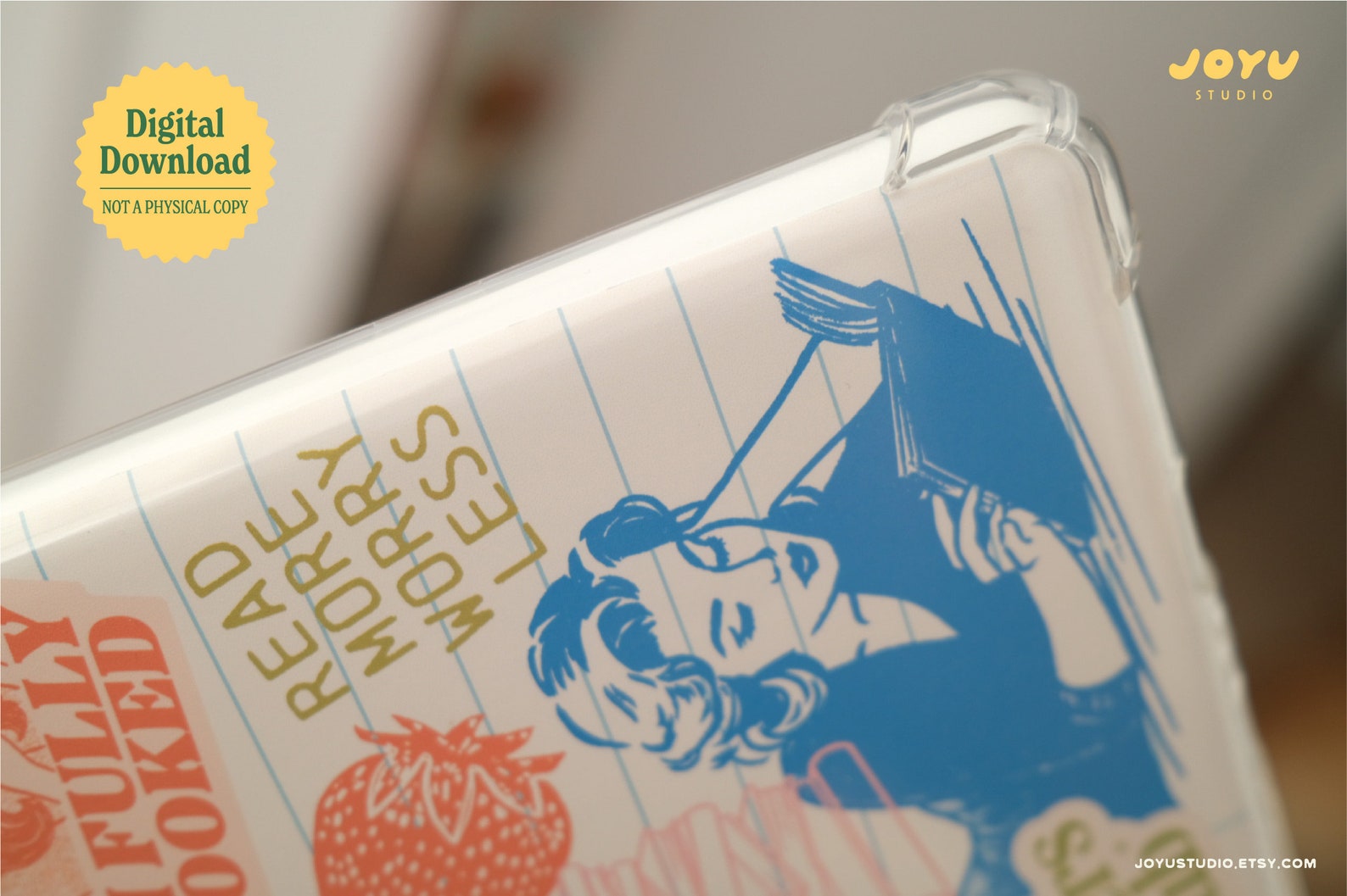 Retro Bookish Kindle Insert Printable, I'm Fully Booked Cute Funky ...