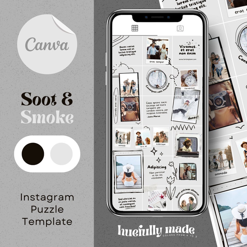 Canva Instagram Puzzle - Etsy