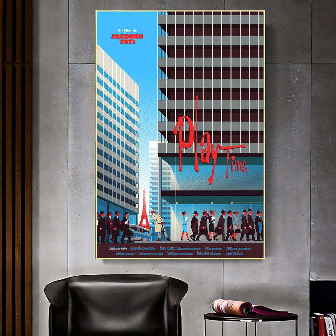Play Time Movie Poster - High Quality Canvas Art Printing - Classic and ...
