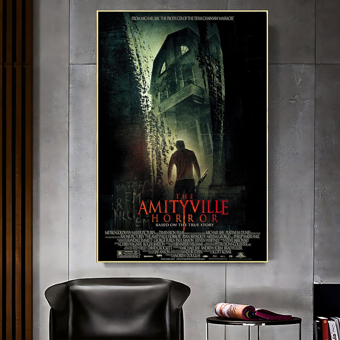 The Amityville Horror Movie Poster - High Quality Canvas Art Printing ...
