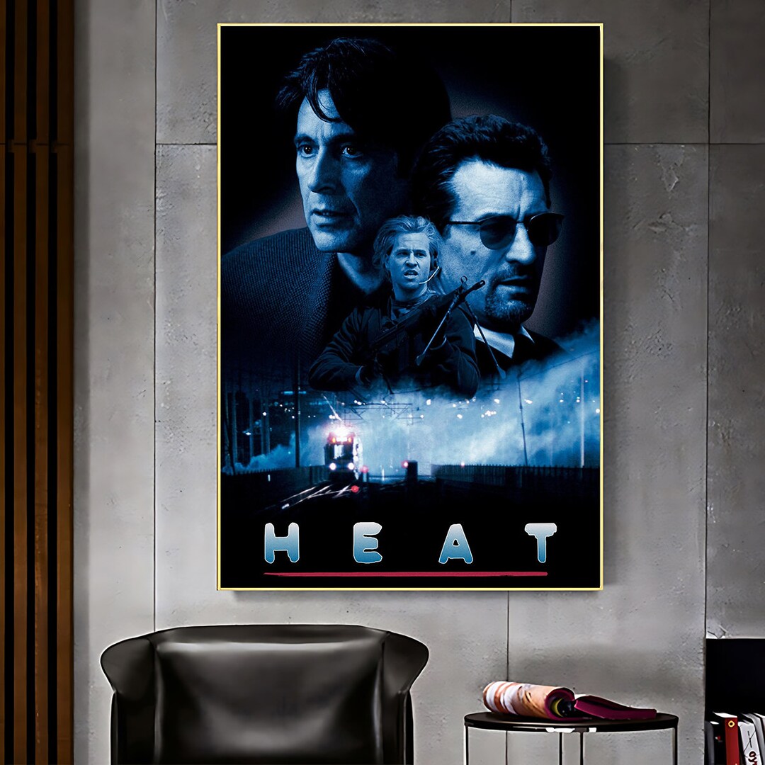 Heat Movie Poster High Quality Canvas Art Printing Classic and Modern ...