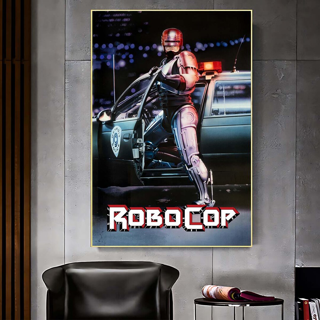 Robocop Movie Poster - High Quality Canvas Art Printing - Classic and ...