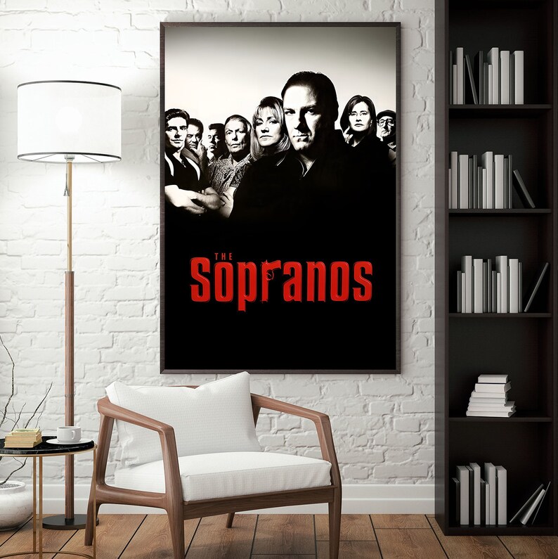 The Sopranos TV Poster High Quality Canvas Art Printing Classic and ...