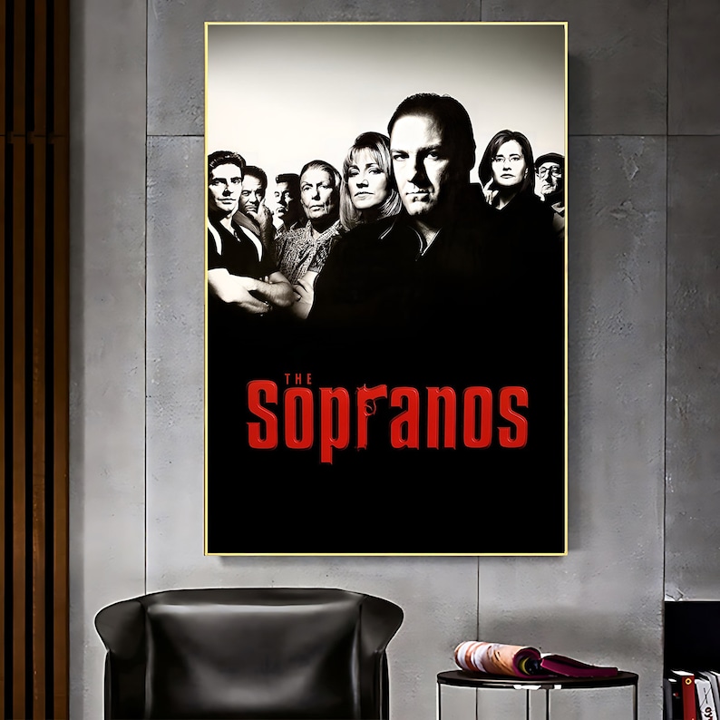 The Sopranos TV Poster High Quality Canvas Art Printing Classic and ...
