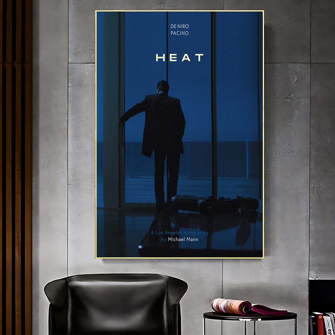 Heat Movie Poster - High Quality Canvas Art Printing - Classic and ...