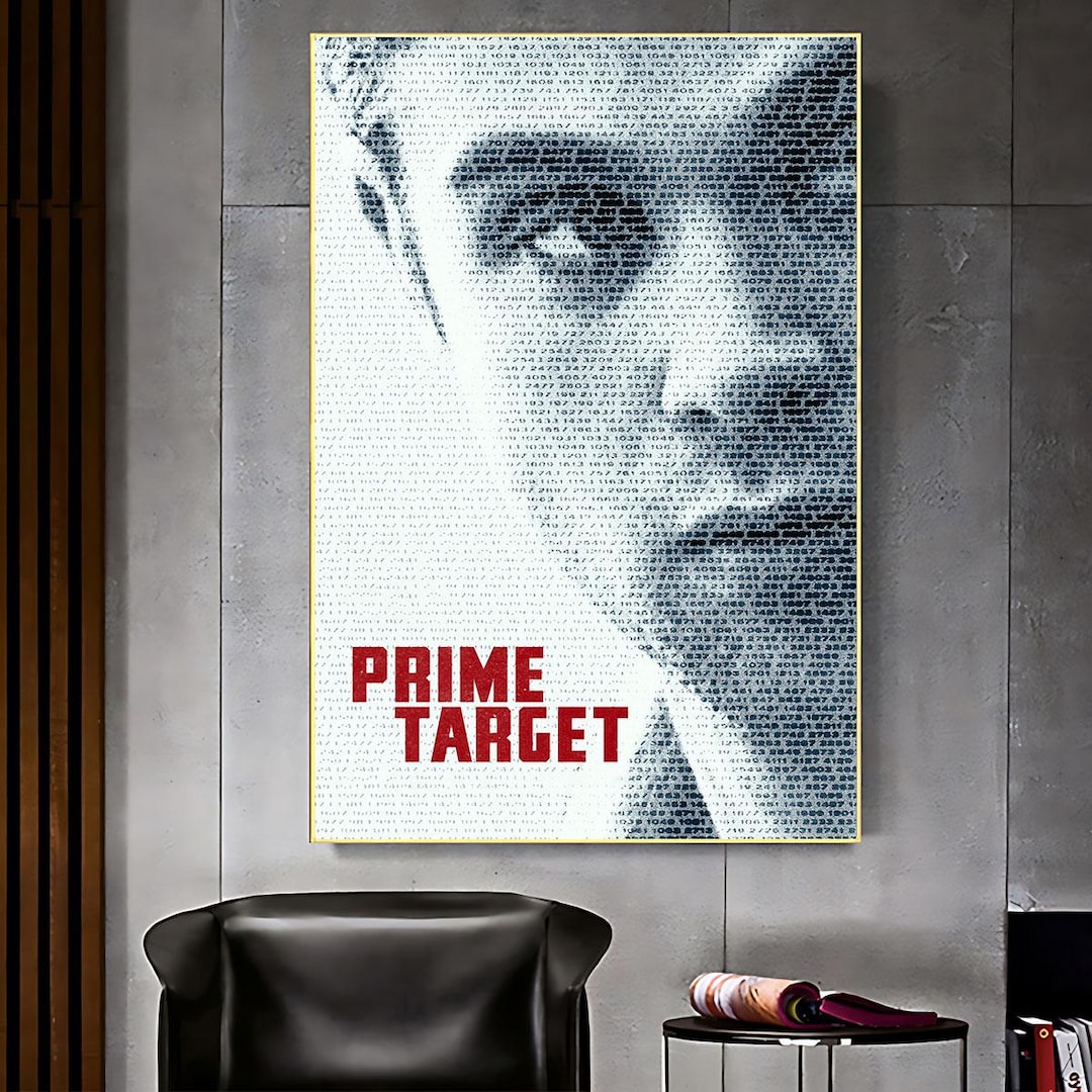 Prime Target Movie Poster - High Quality Canvas Art Printing - Classic ...