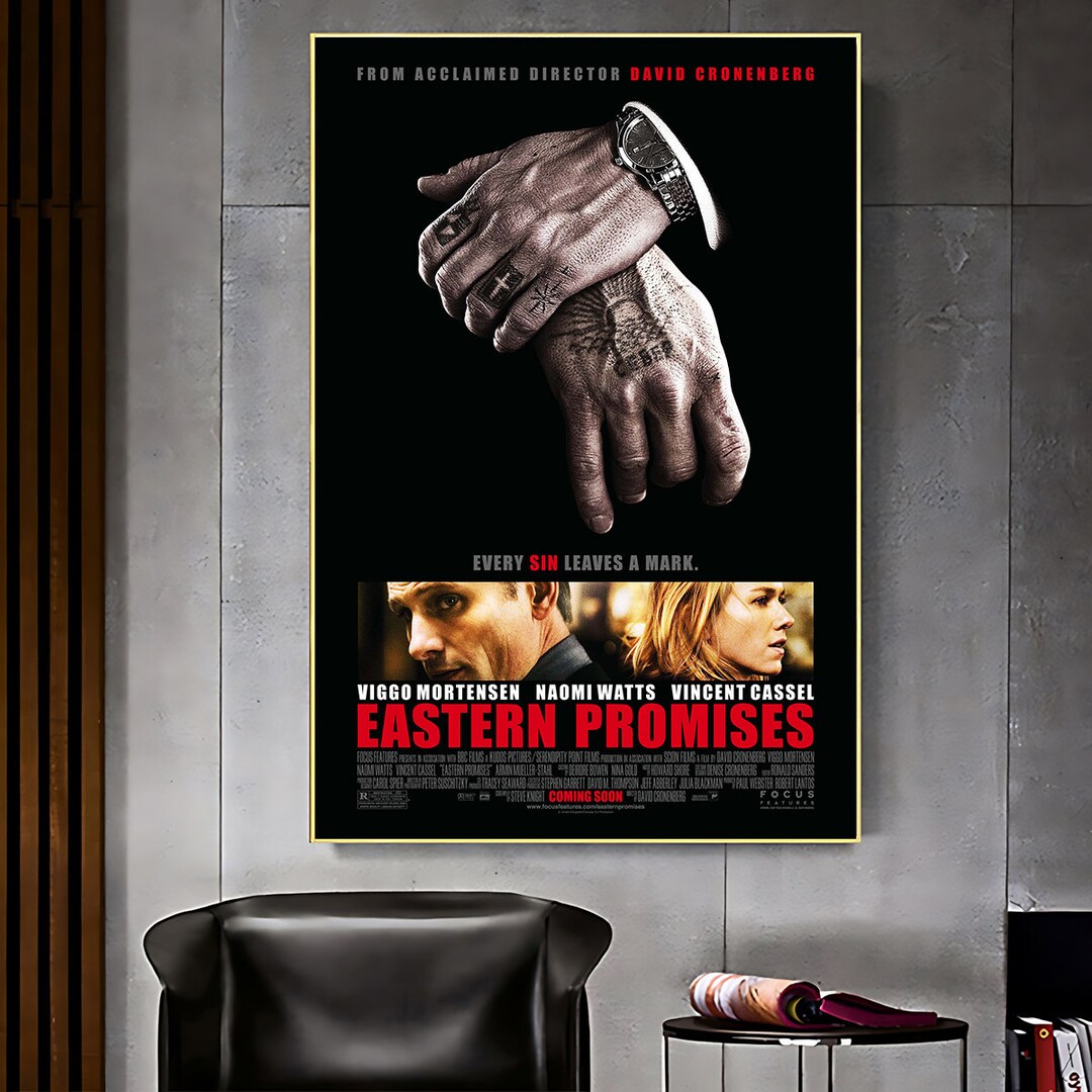 Eastern Promises Movie Poster - High Quality Canvas Poster - Classic ...
