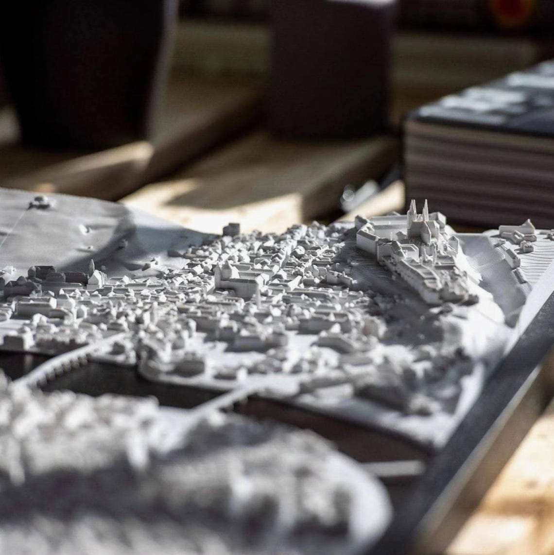 Prague Wallprint 3D Printed City Models - Etsy