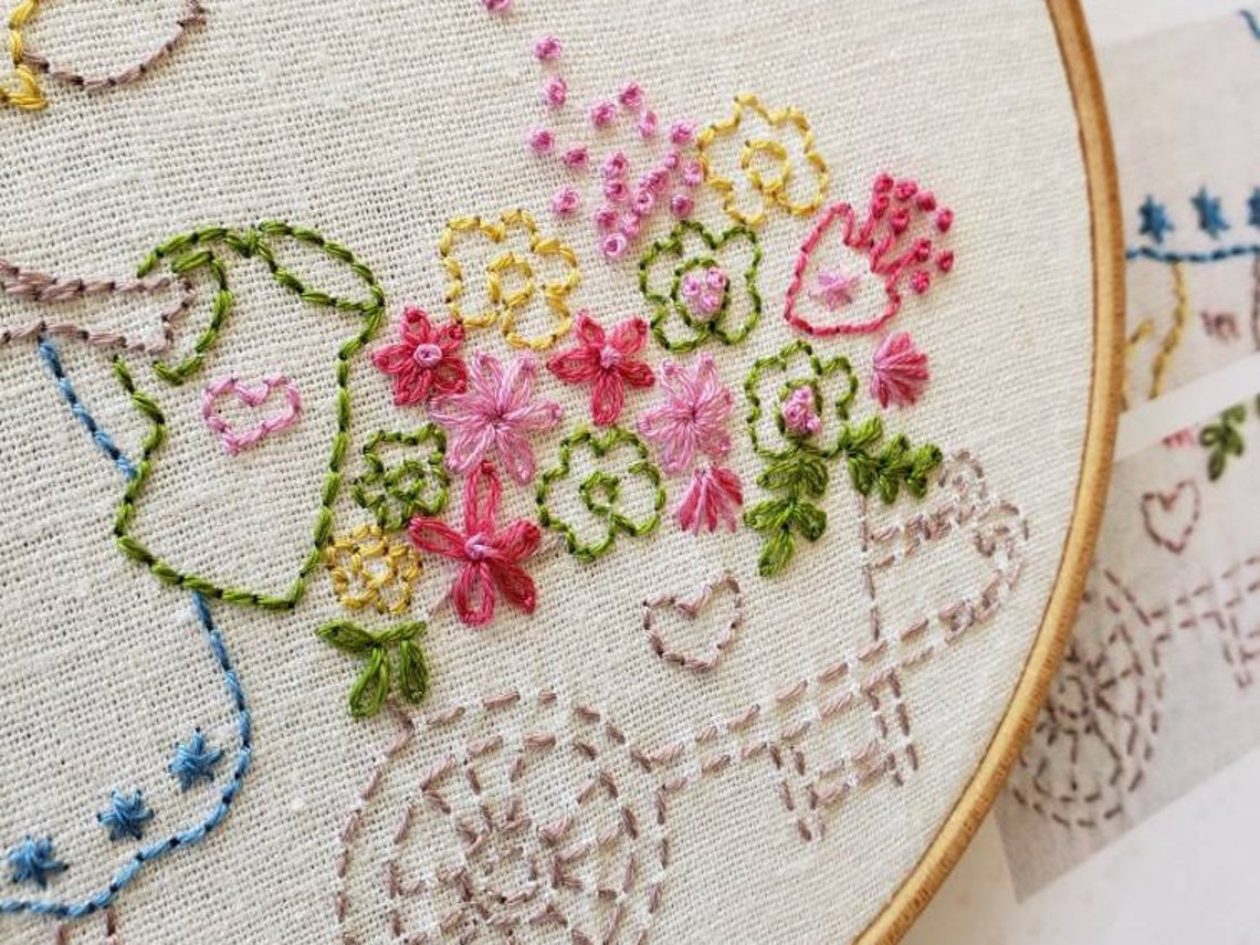 PDF, Watering, Hand Embroidery - Etsy