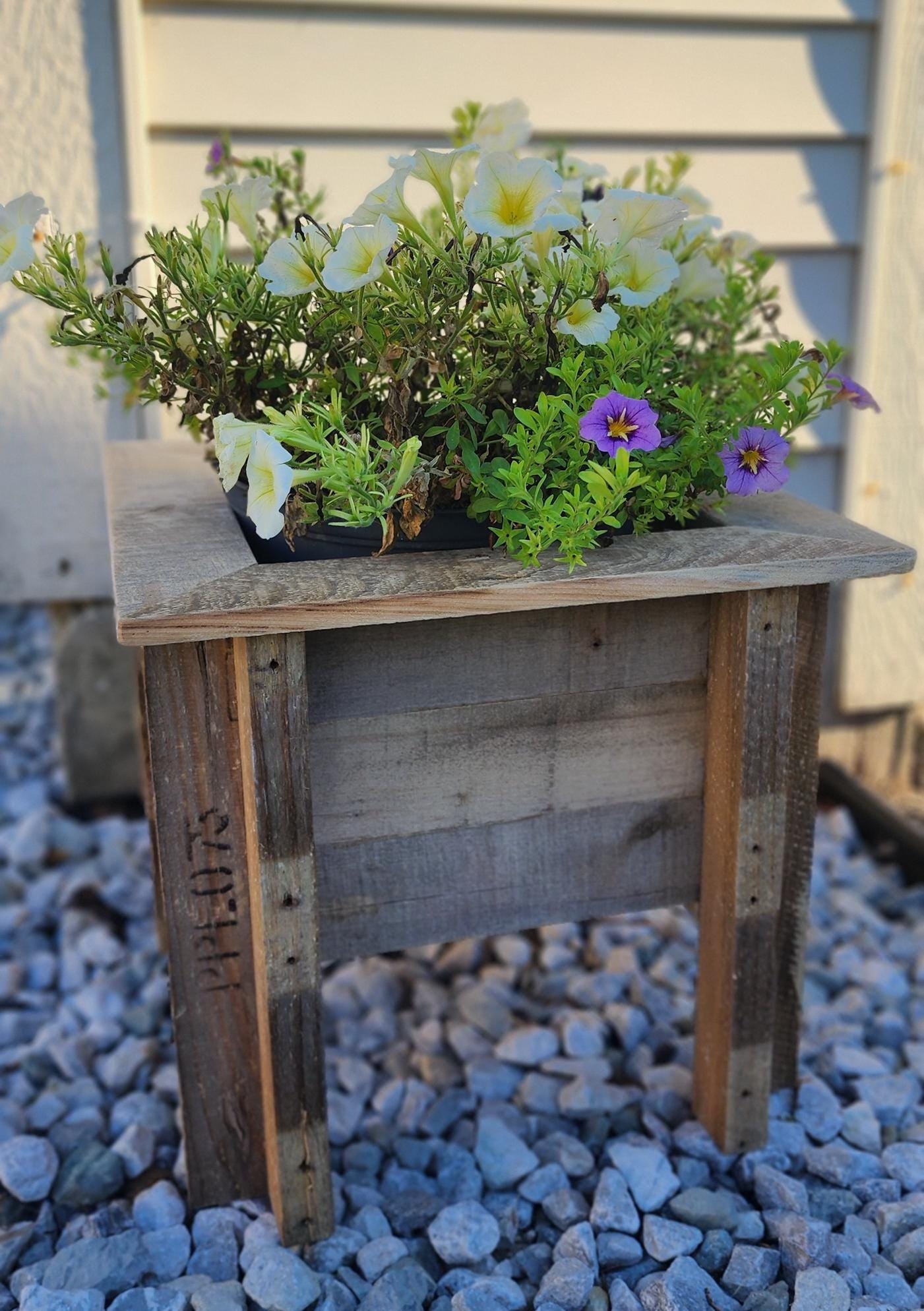 Planter, Pallet Wood. Rustic, Outdoors, Garden, Woodworking, Indoor ...