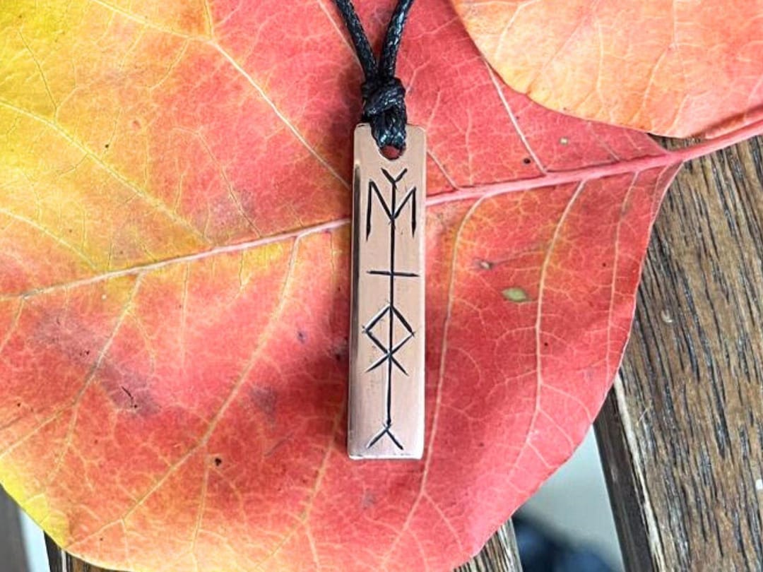 Eir Viking Symbol Necklaces, Copper Necklaces With Eir Symbol, Healing ...