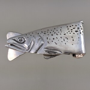 Handmade Sterling Silver Rainbow Trout Money Clip - Etsy