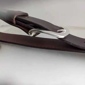 The 1.5 Inch Explorer Belt Buckle in Solid Polished Sterling Silver ...