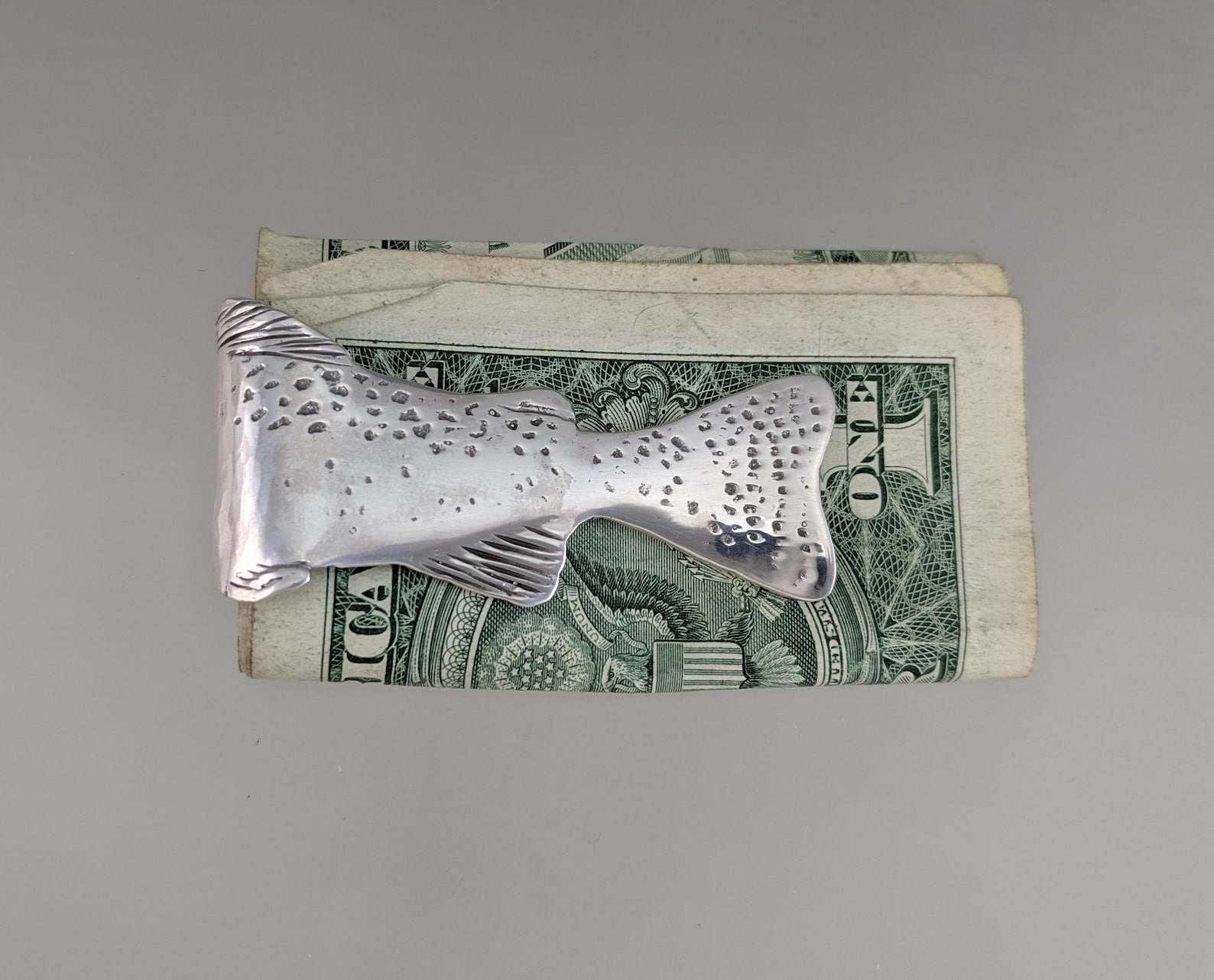 Silver Rainbow Trout Fish Money Clip Hand Made Sterling Silver - Etsy