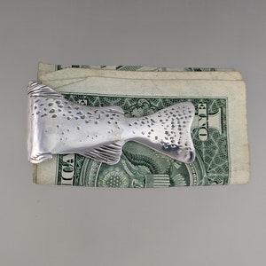 Handmade Sterling Silver Rainbow Trout Money Clip - Etsy
