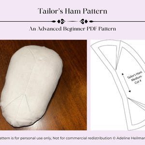 Tailor's Ham Pattern PDF - Etsy