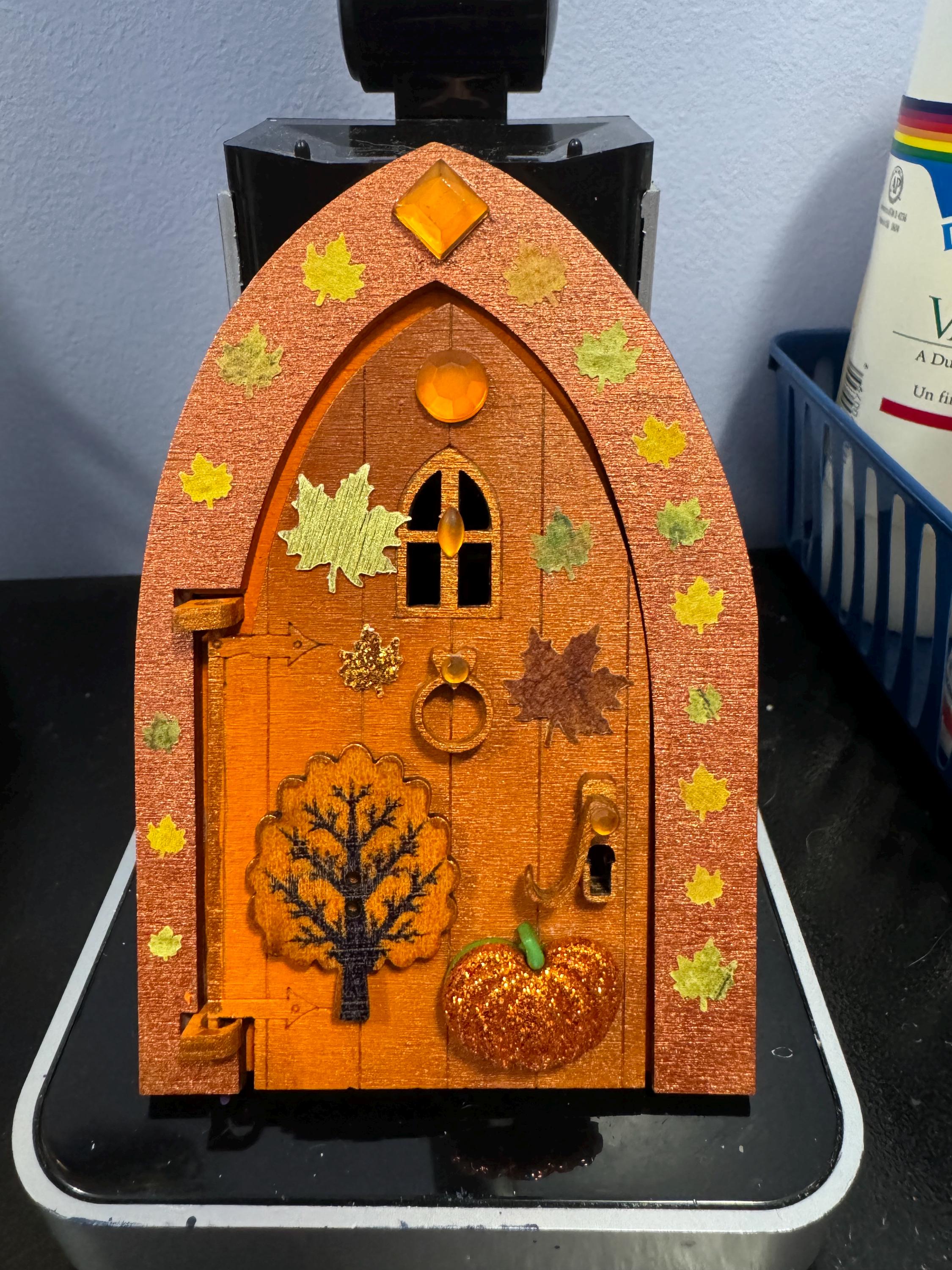 Enchanted Fairy Door, MARIGOLD; Fairy of Autumn, Fae of Fall; Fairies ...